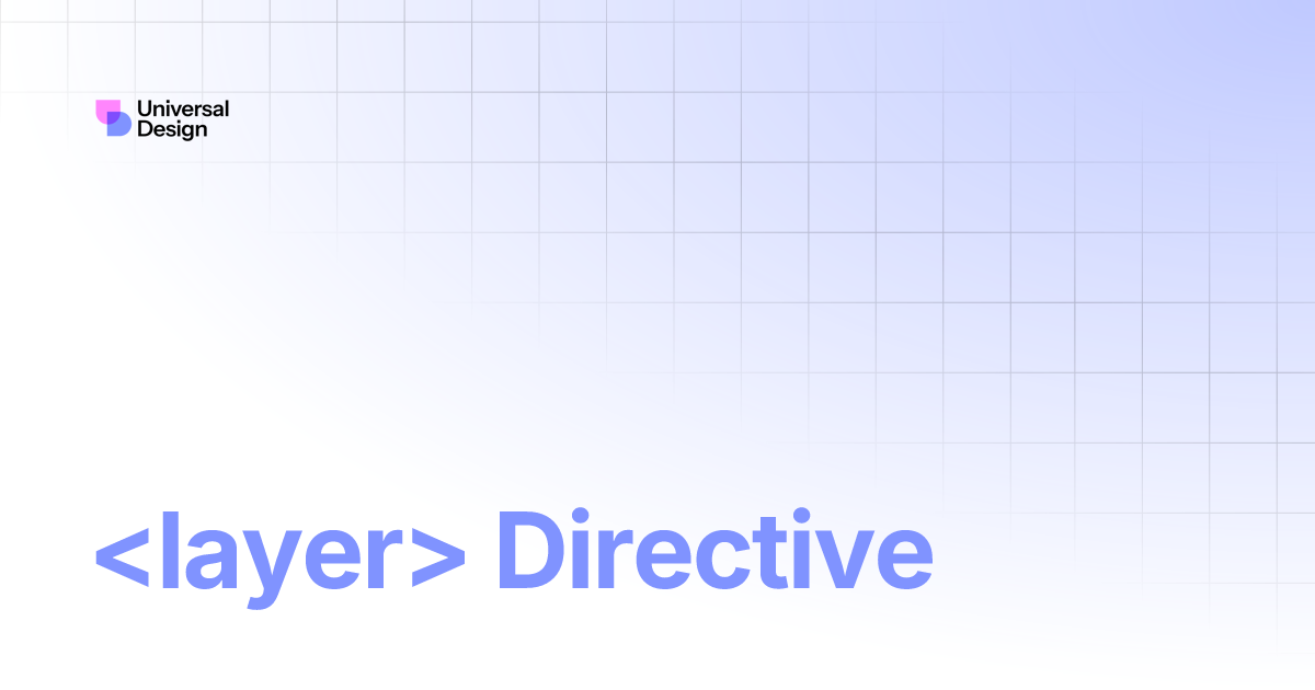 Directive | Universal Design